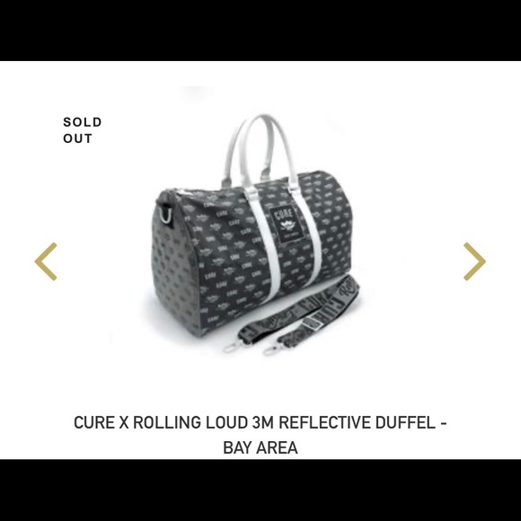 CURE by WCC | Bags | Cure By Wcc Rolling Loud 3m Reflective Duffel Bag ...